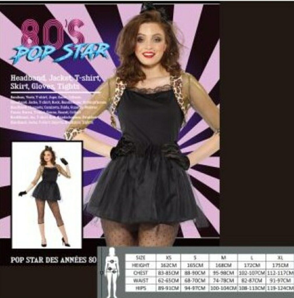 Pop Star Celebrity Music Icon Costume By Karnival