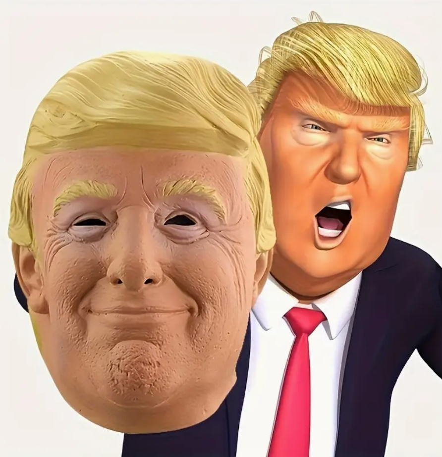 Latex Mask Donald Trump Overhead
