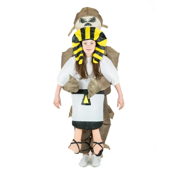 Inflatable Mummy Lift You Up Costume Kids By Bodysocks